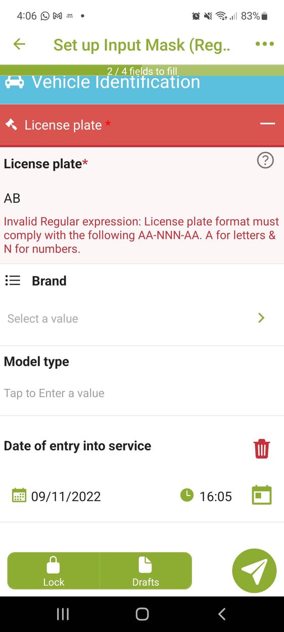 Set Up Input Mask Regex On Kizeo Forms To Prevent Transcription Errors 8280